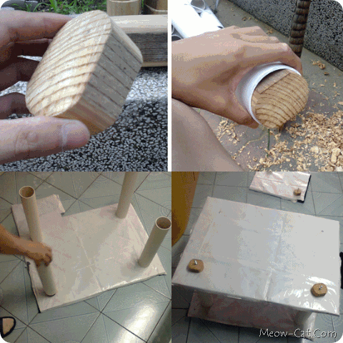 FR : For Free Cat tree plans pvc